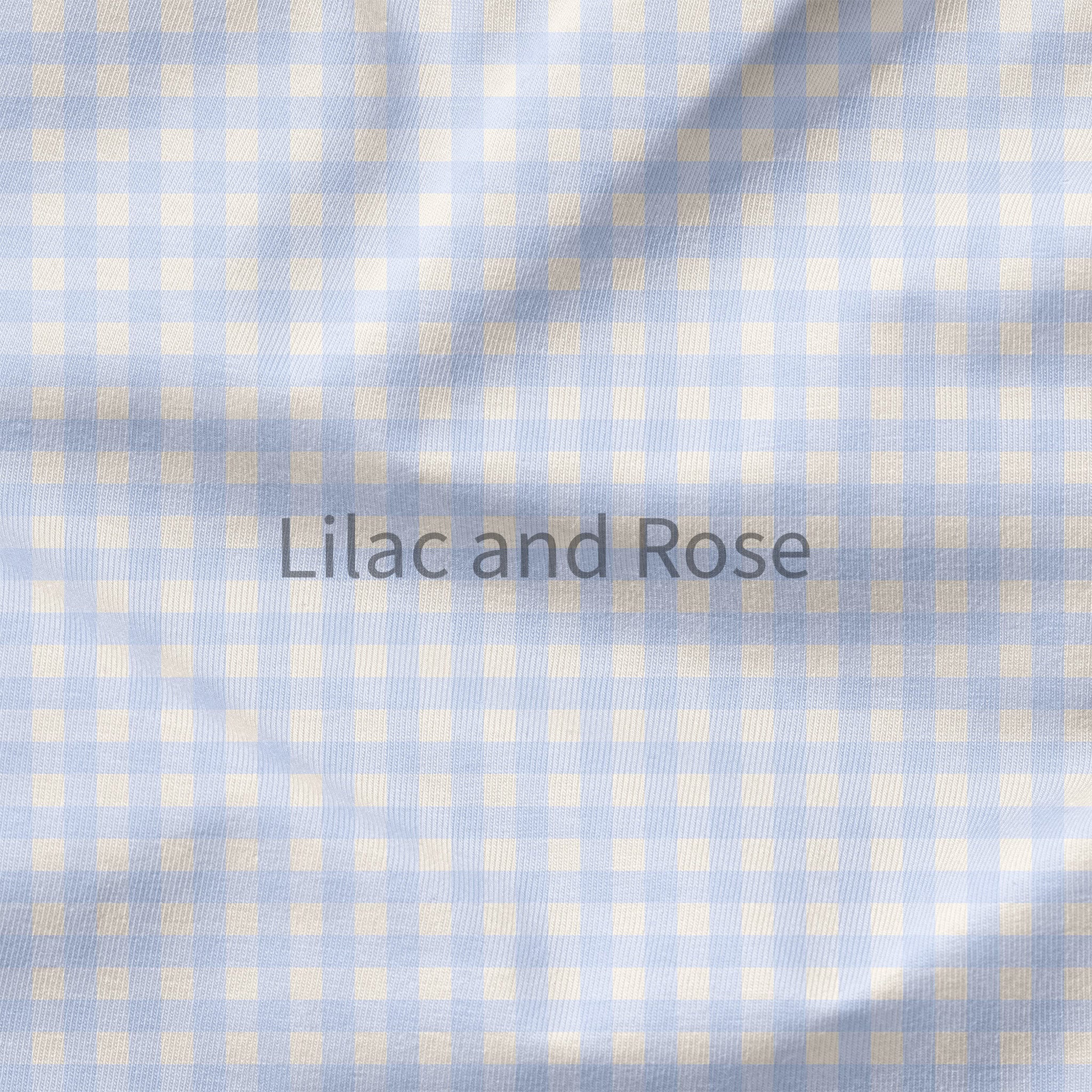 PRE-ORDER - Wheels Combi - Blue Gingham – Lilac and Rose Fabrics