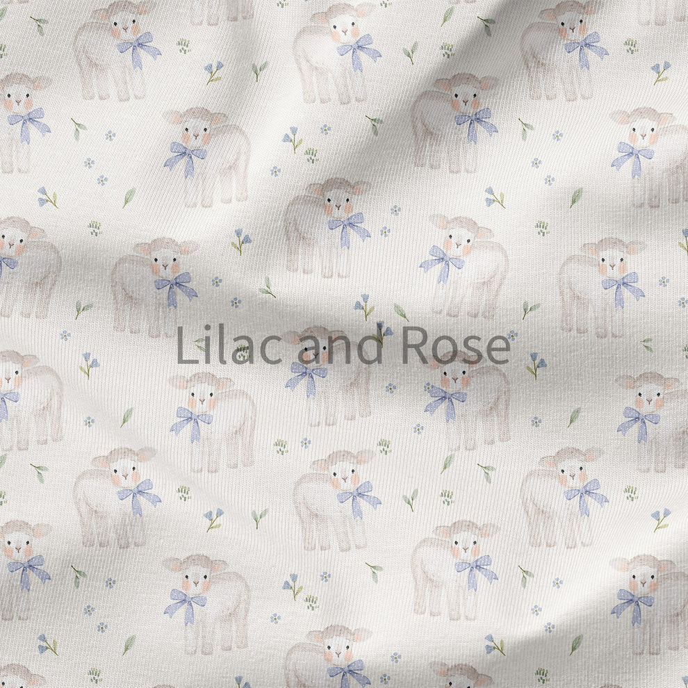 PRE-ORDER - Little Lambs - Spring – Lilac and Rose Fabrics